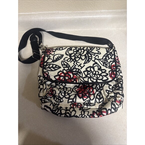 Coach | Bags | Authentic Coach Daisy F6915 Kyra Floral Graffiti Lg ...